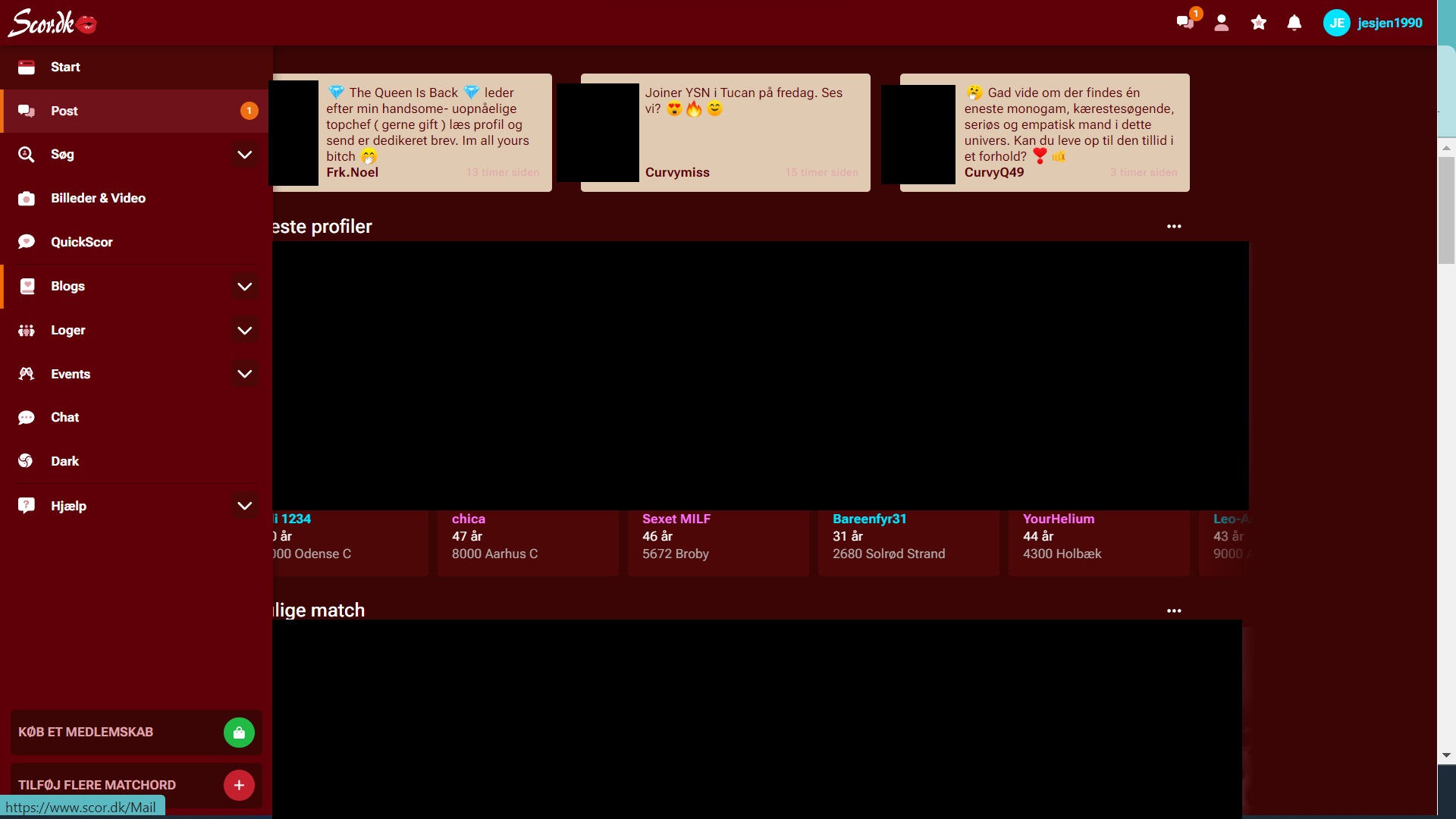 → Tinder eller Scor.dk - hvilken datingtjeneste er bedst?